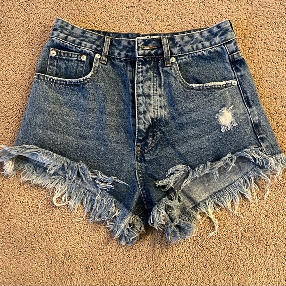 Signature8 | Shorts | Signature 8 Hidden Button Fly High Rise Jean ...